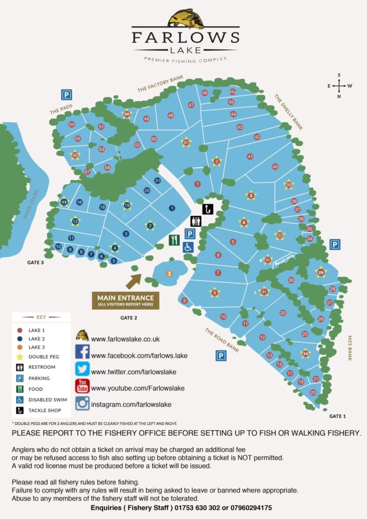 Fishing Lake Map – Farlows Lake